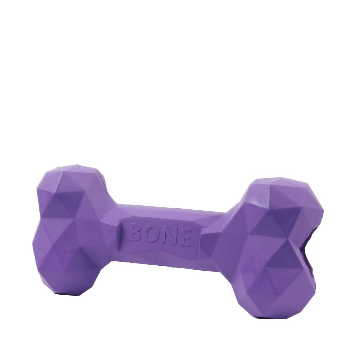 Large Zilla Rubber Bone, Purple - Brookbrand Pets